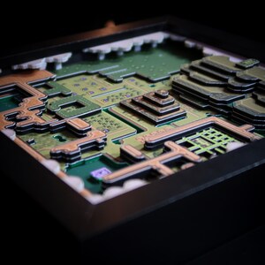 Nintendo - Zelda A Link to the Past - Shadow Box - 3D Effect - Wall Art ...