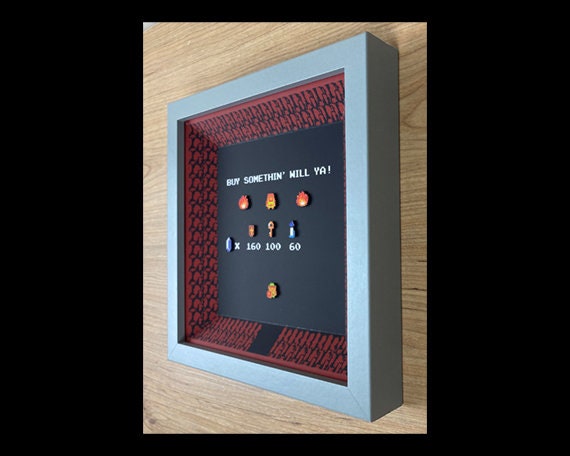 Nintendo Legend of Zelda Shadow Box 3D Effect Wall Art | Etsy