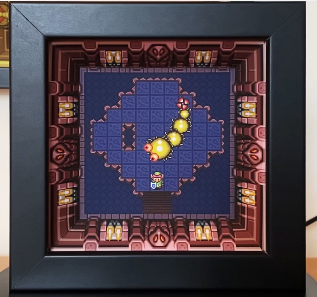 Nintendo Zelda A Link to the Past Shadow Box 3D Effect - Etsy