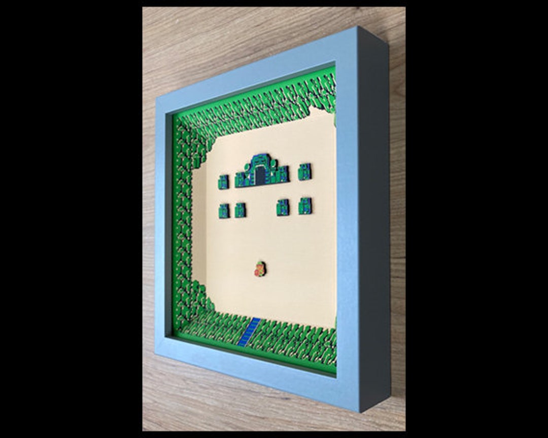 Nintendo Legend of Zelda Shadow Box 3D Effect Wall Art - Etsy