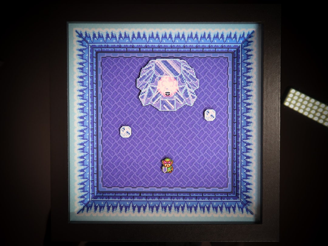 Nintendo - Zelda A Link to the Past - Shadow Box - 3D Effect - Wall Art ...