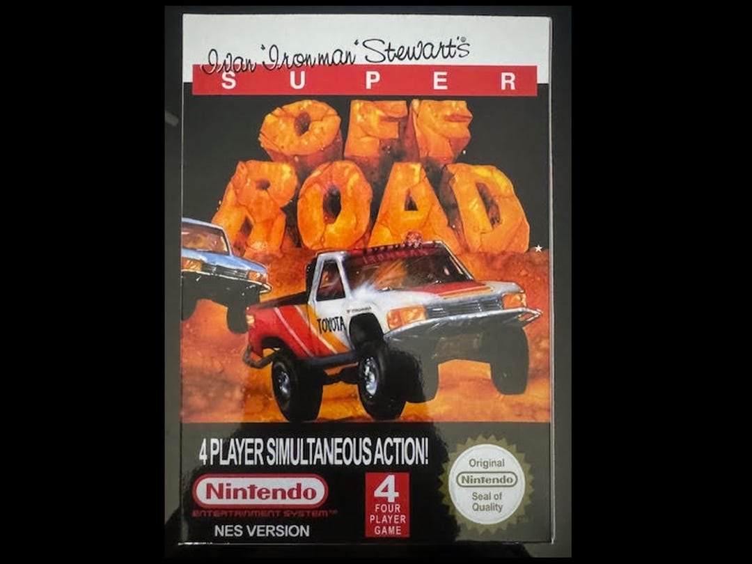 Nintendo - Super off Road - NES Replacement Box - User Instruction ...