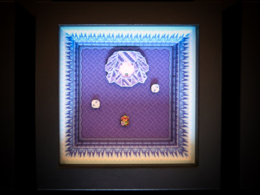 Nintendo - Zelda A Link to the Past - Shadow Box - 3D Effect - Wall Art ...