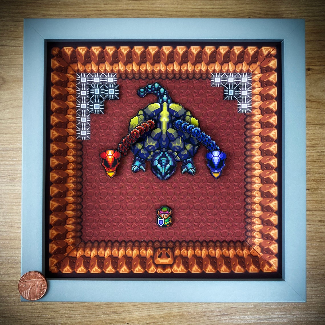 Nintendo Zelda A Link to the Past Shadow Box 3D Effect - Etsy