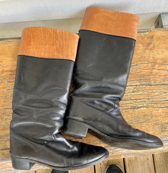 Beautiful vintage Italian leather boots, women’s size… - Gem