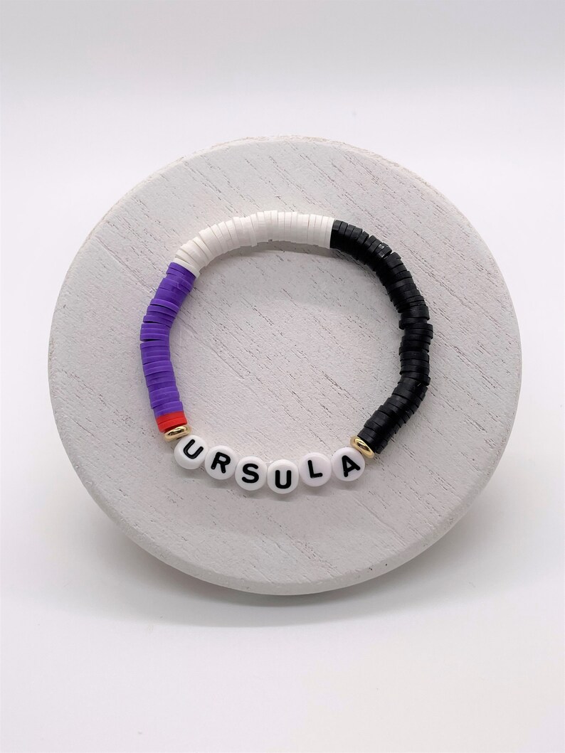 Disney Villian Bracelet/disney Bracelet/ursula/cruella/maleficent/heishi Bead Bracelet/bracelet ...