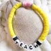 Teach Pencil Bracelet/heishi Bead Bracelet/teacher Gift/pencil Bracelet/clay Bead Bracelet ...