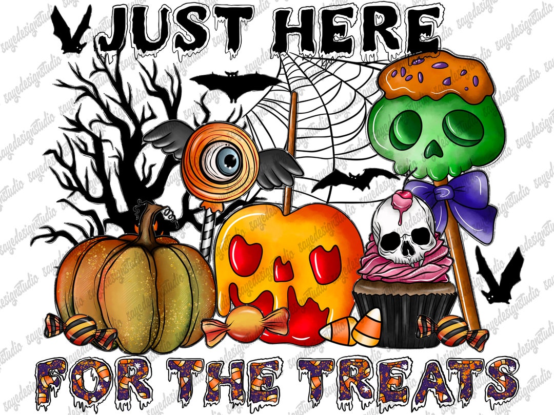 Halloween Treats PNG: Witch Clipart, Candy Design (digital Download) - Etsy