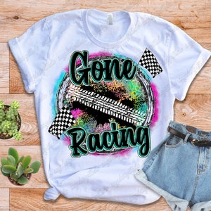 Gone Racing, Racing Girl Png, It's Race Day PNG, Car Racing Wife ...