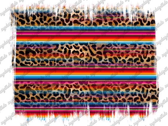 Serape and Leopard Pattern Png Serape Pattern Png - Etsy