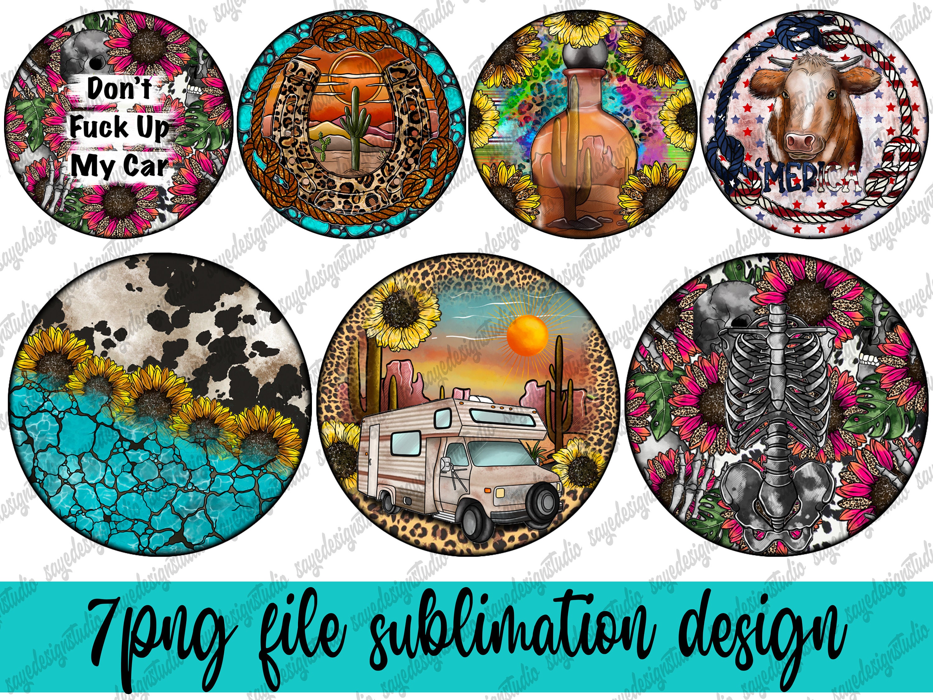 Western Car Coaster Png Western Car Coaster Png Western - Etsy