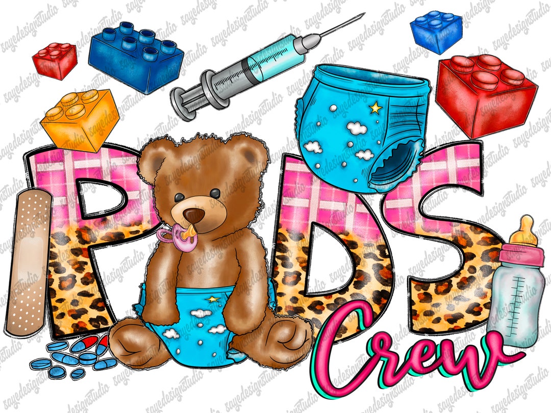 PEDS Crew Png, Pediatric Nurse Png Sublimation Design, Peds Nurse Png ...