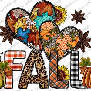 Heart Fall Png, Thankful Png, Happy Fall Png, Fall Vibes, Heart Png ...