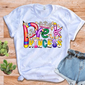 Pre-k Princess PNG, Back to School Png, Princess Png, Teacher Design ...