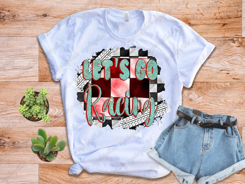Let's Go Racing Png It's Race Day PNG Car Racing | Etsy