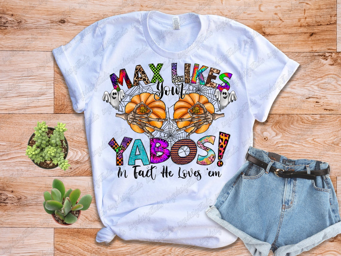 Max Likes Your Yabos Halloween PNG - Spooky Western Sublimation ...
