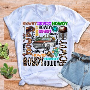 Howdy Design Png File, Western, Howdy Png, Cactus Png, Truck Png ...