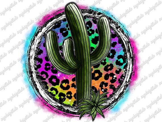 Cactus Design Png Aztec Western Desert Country Cactus | Etsy