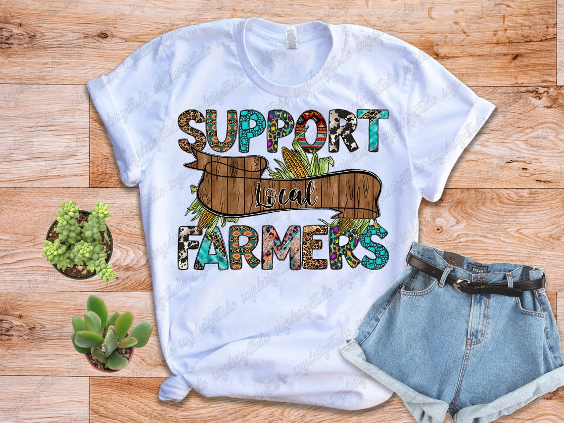 Support Local Farmers Png Farmers Png Support Png - Etsy