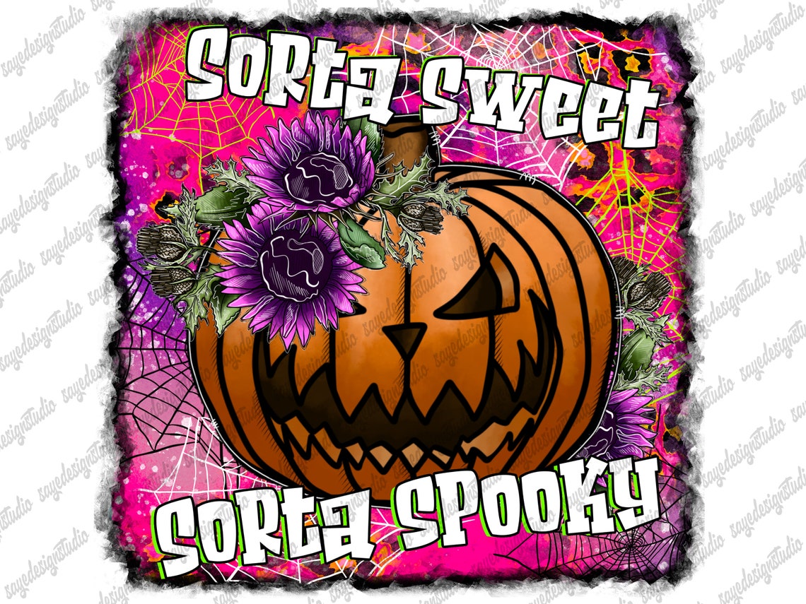 Sorta Sweet Sorta Spooky Png Halloween Png Skull Png - Etsy