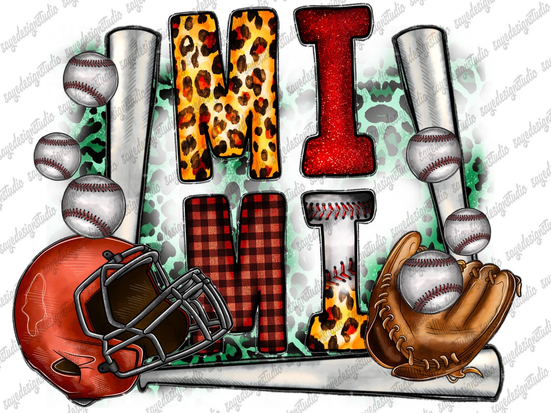 Baseball Mimi, Baseball Clipart, Transparent PNG File for Sublimation ...