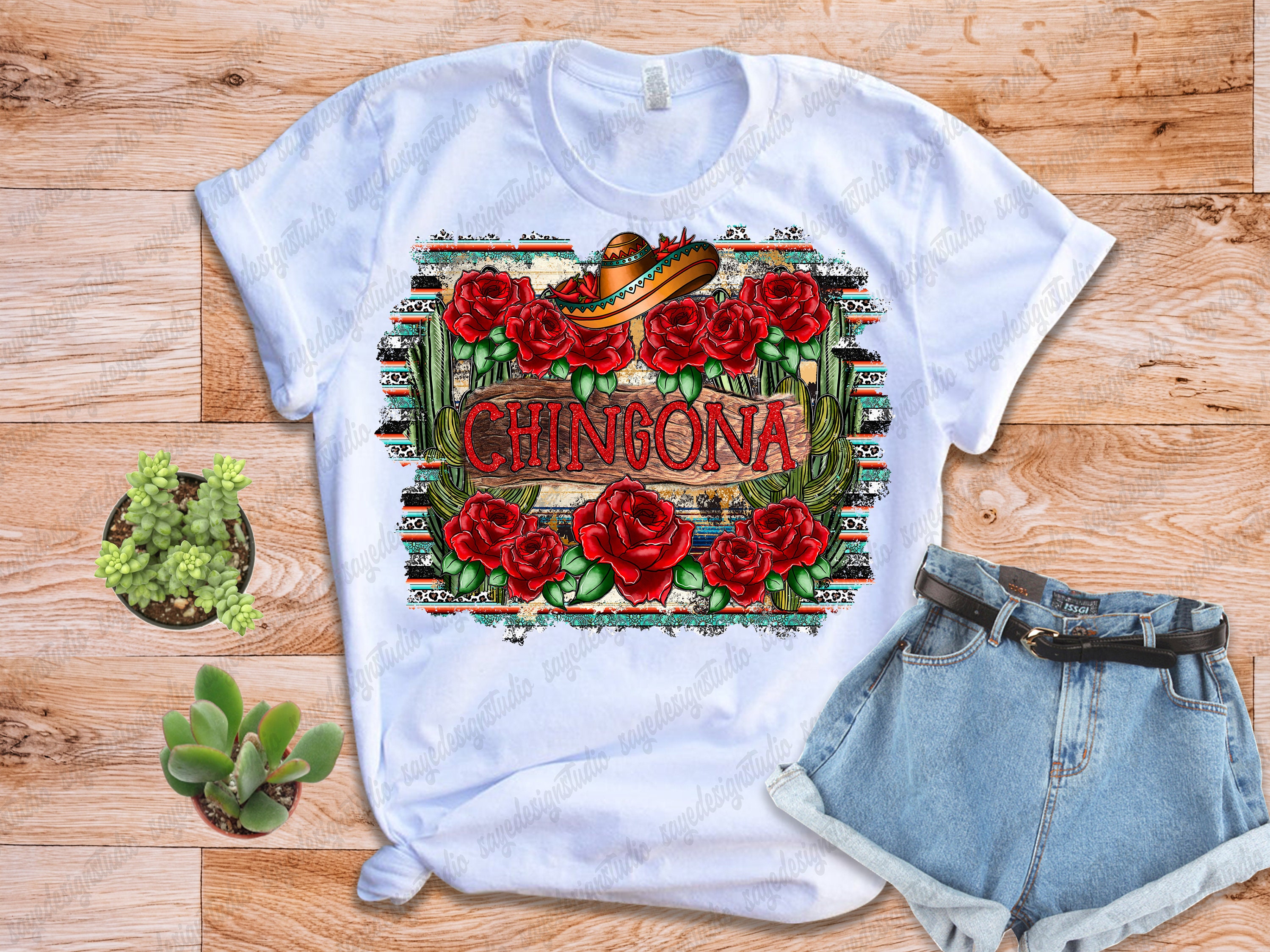 Chingona Png Western Latin Design Mexico Png Leopard - Etsy