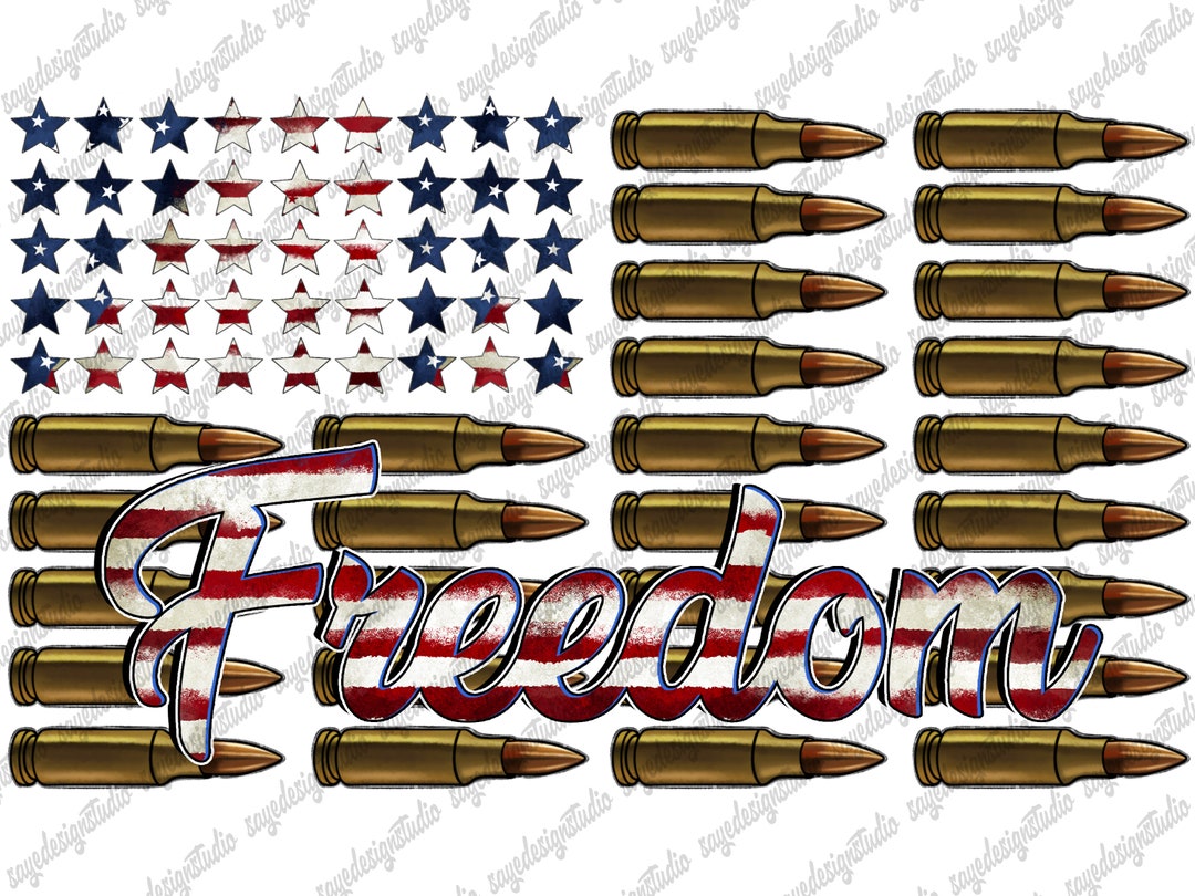 Freedom Png, America, American Flag, USA, 4th of July, Bullet Flag ...