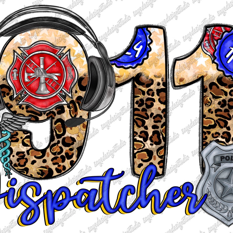 911 Dispatcher Svg - Etsy