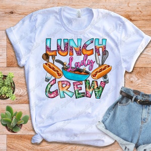 Lunch Lady Crew PNG: Sublimation Design (digital Download) - Etsy