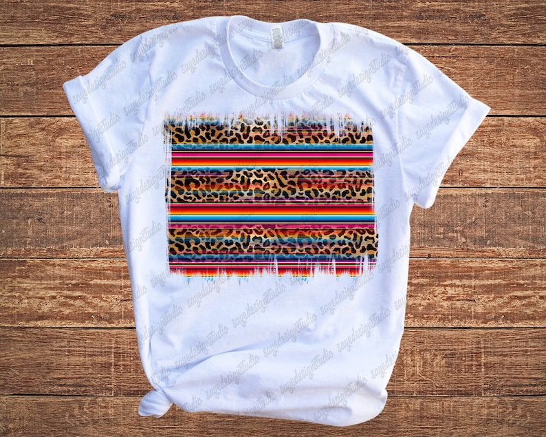 Serape and Leopard Pattern Png Serape Pattern Png - Etsy