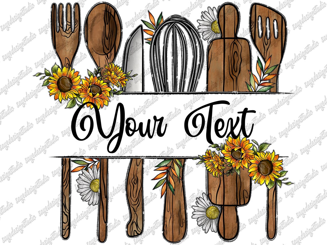 Customize Kitchen Tools Png Sublimation Design Western - Etsy