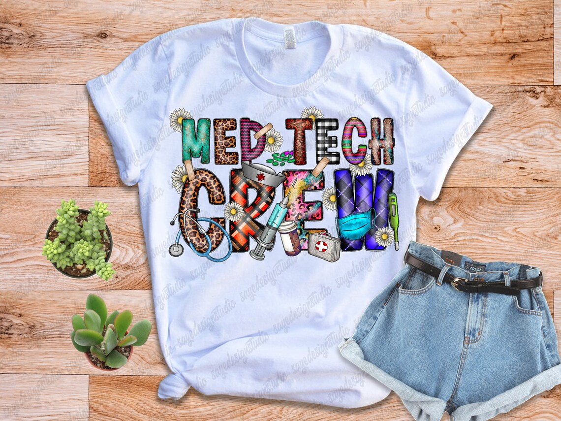 Med Tech Crew PNG: Sublimation Design (digital Download) - Etsy