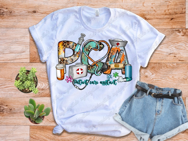 PCA Png Patient Care Assistant Png Sublimation Design - Etsy