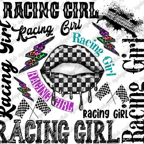 Racing Girl Png It's Race Day PNG Car Racing Wife - Etsy