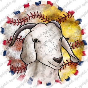 Softball and Baseball Goat Png, Watercolor, Softball,baseball,goat Png ...
