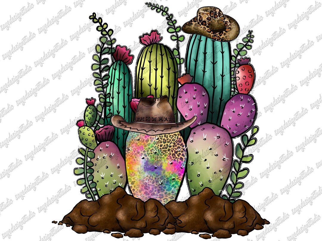 Western Cactus Png, Western, Desert Png, Cowboy Hat Png, Cowboy ...