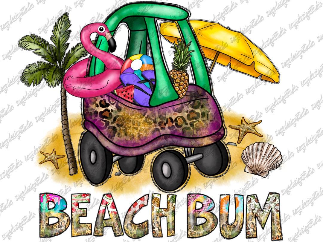 Beach Bum PNG File, I Love Summer PNG File, Summer Design, Summer Child ...