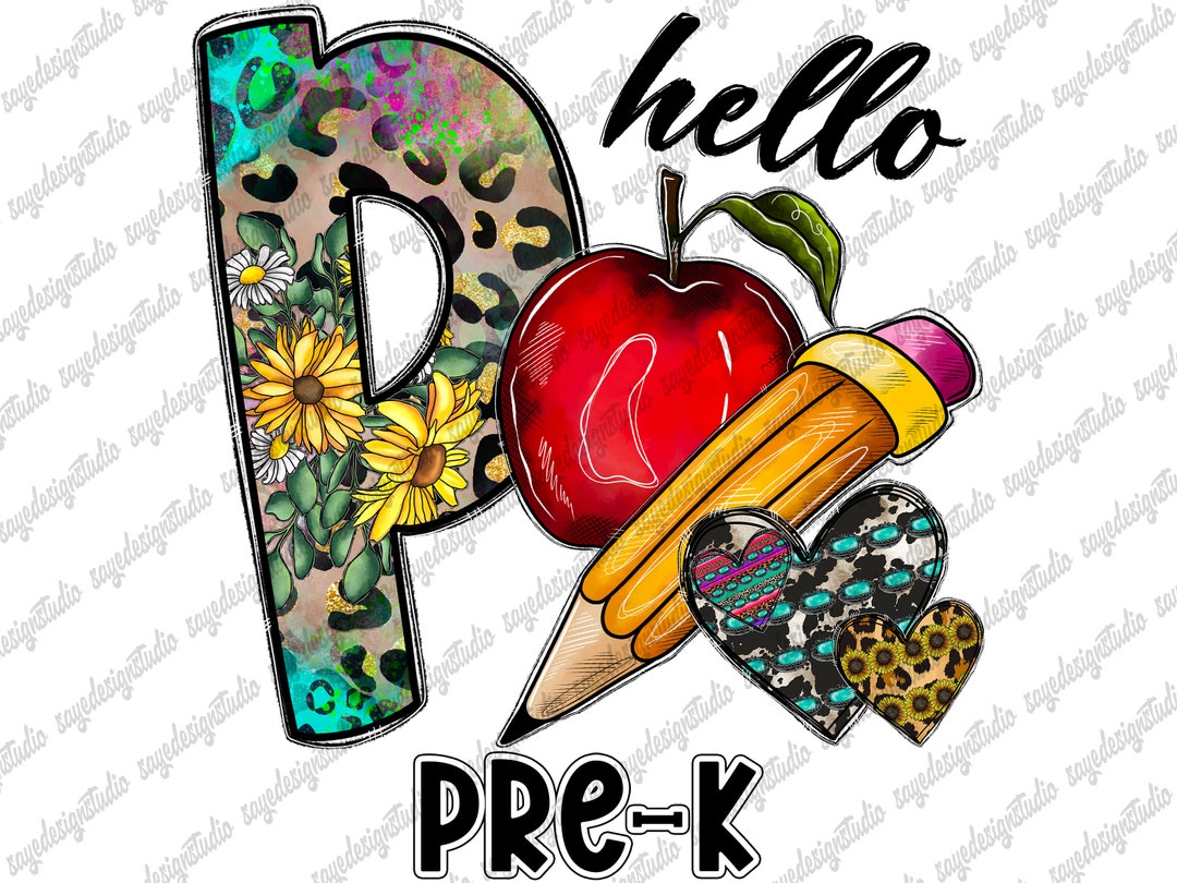 Hello Pre-k Png, Western, Leopard, Pre-k Png, School Png, Back to ...