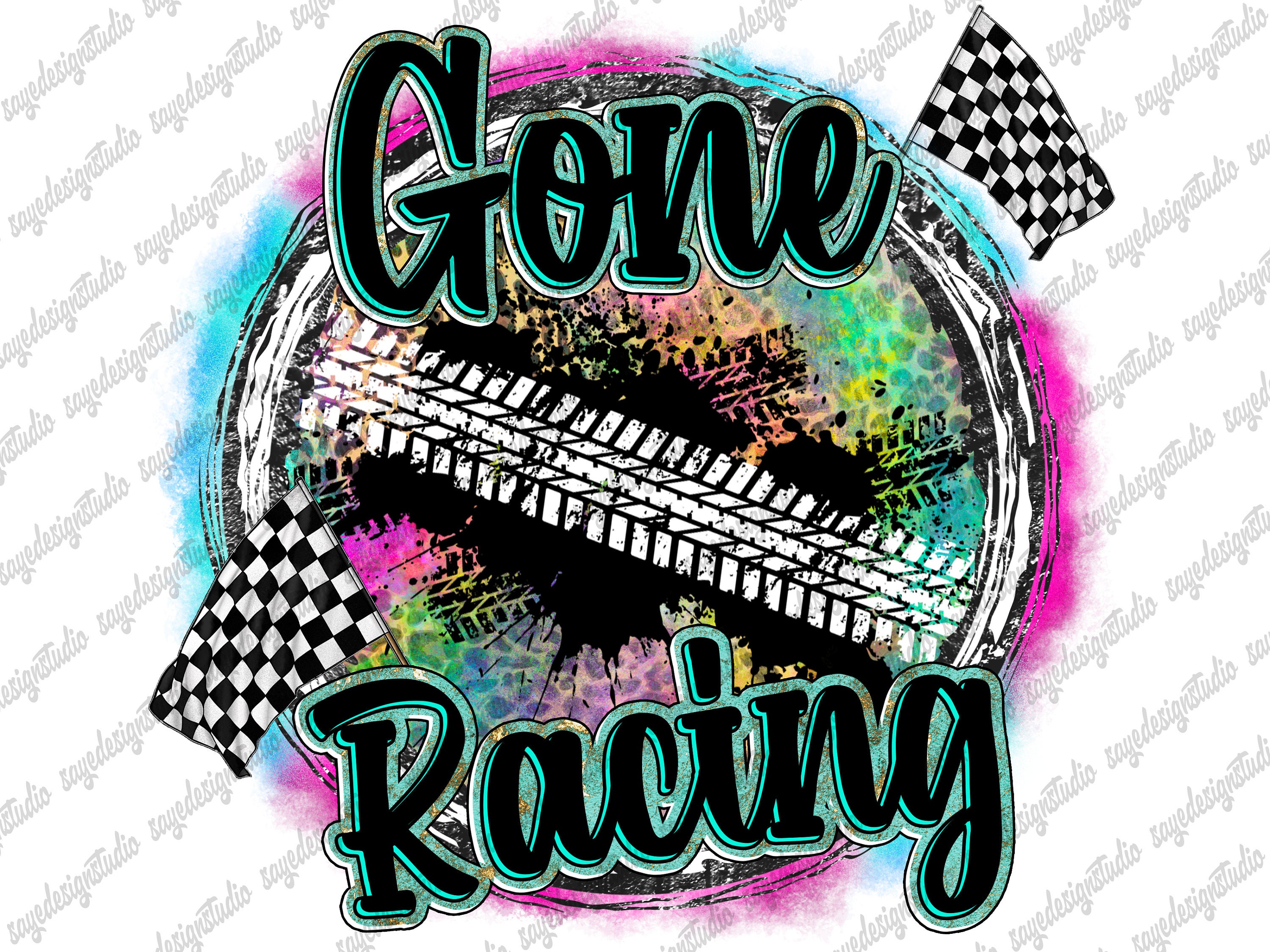 Gone Racing Racing Girl Png It's Race Day PNG Car - Etsy