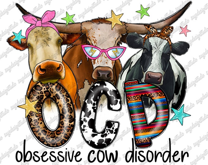 OCD Obsessive Chicken Disorder, Instant Download, Sublimation Graphics ...