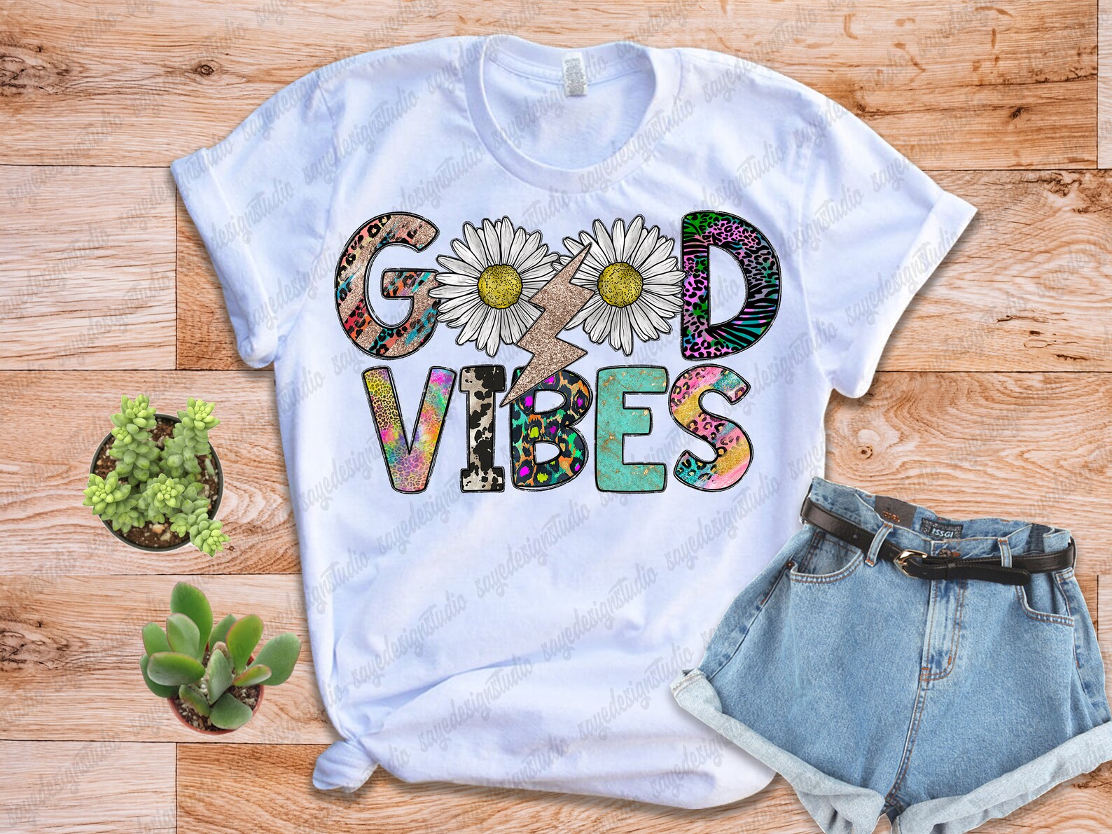 Good Vibes Png Daisy Png Flowers Tie Dye Good Vibes - Etsy