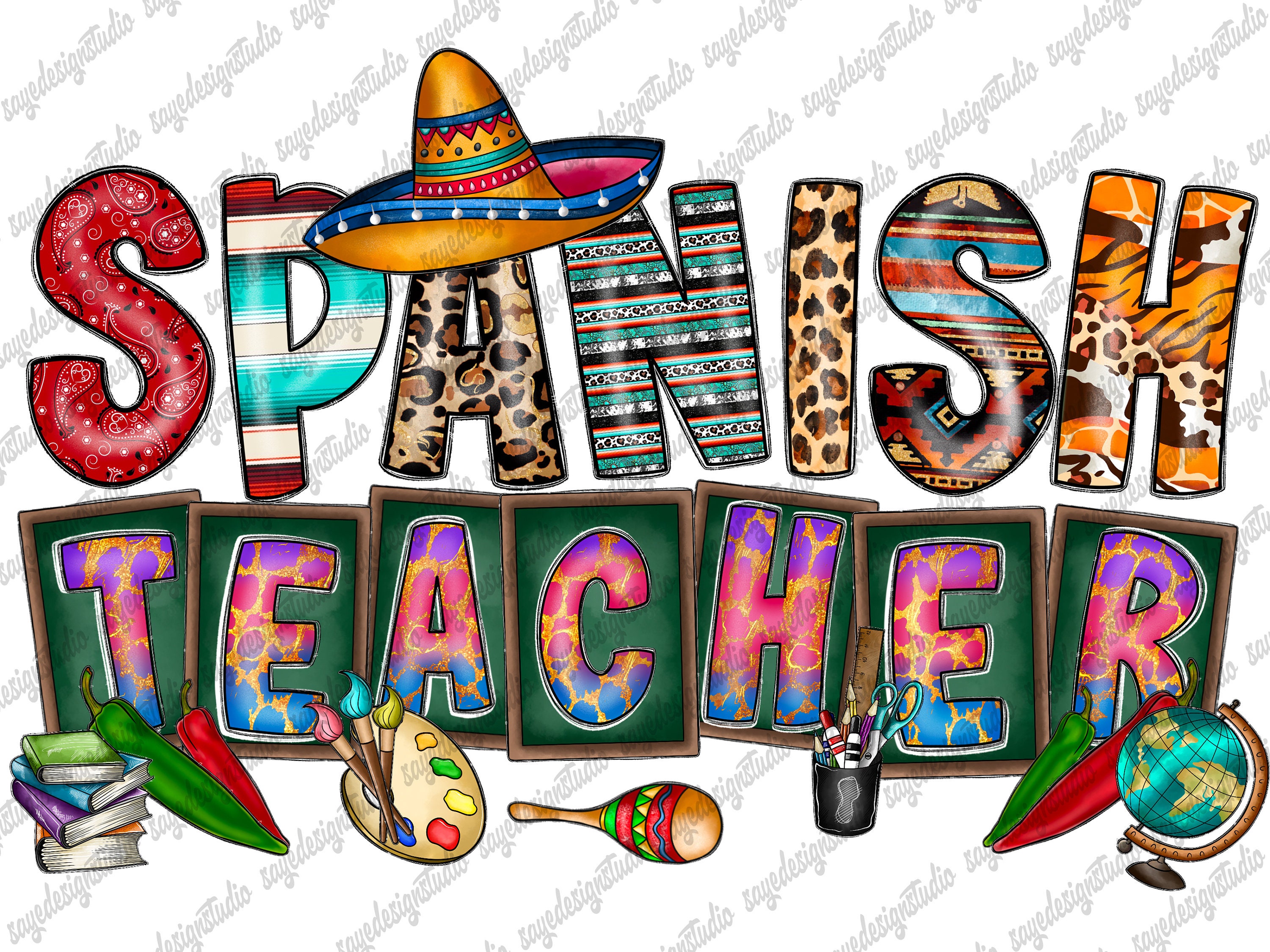 Spanish Teacher Clipart