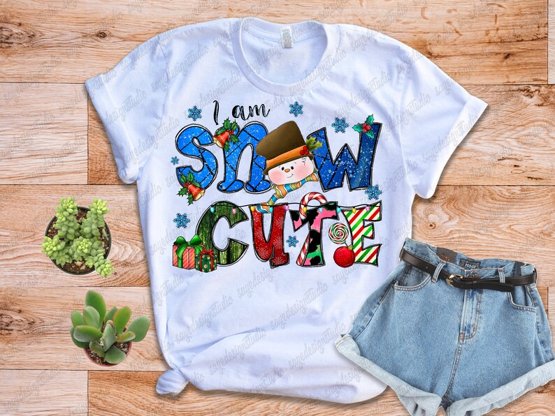 I Am Snow Cute Png Merry Christmas Png Snow Snowman Png - Etsy