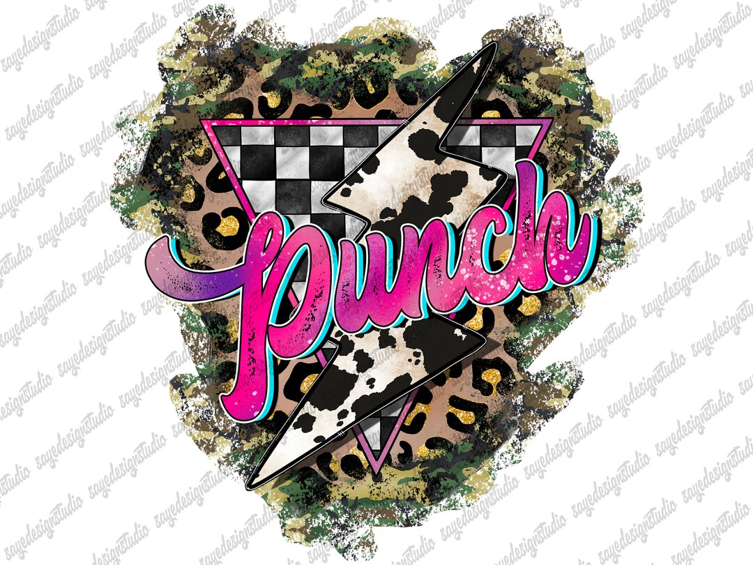 Punchy PNG File, Punchy Png, Western, PNG, Cowhide, Camouflage ...