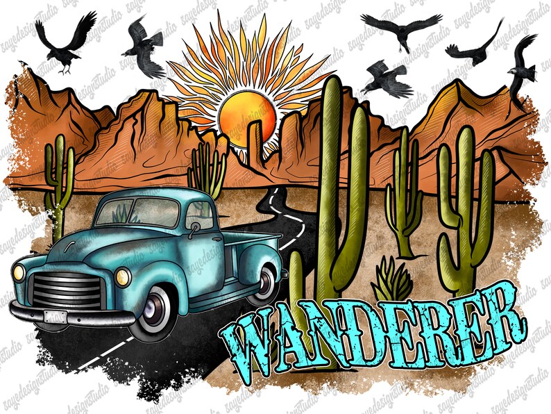 Wanderer Png Country Roads Png Country Png Desert Png - Etsy