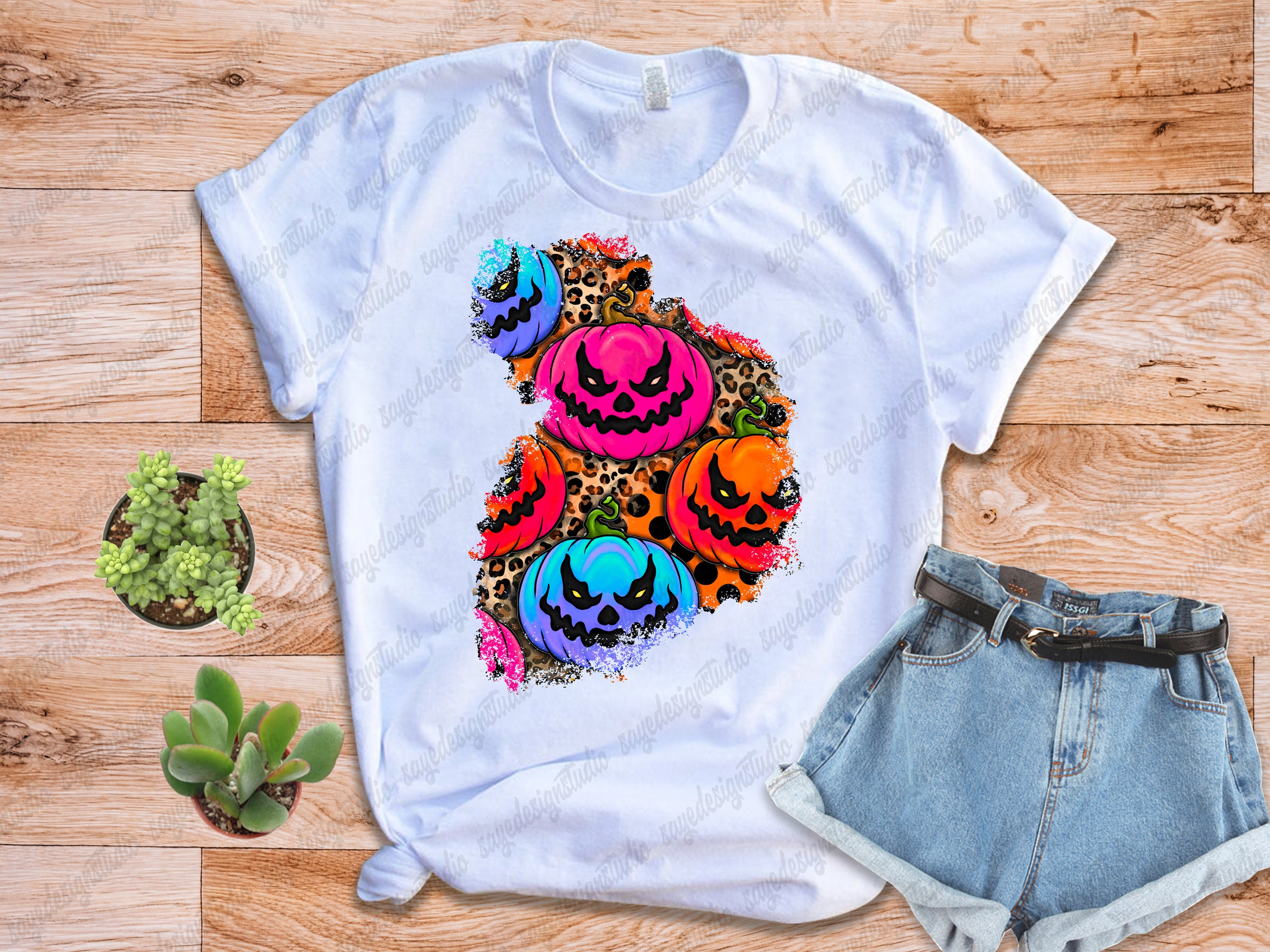 Halloween Pattern Png Spooky Pumpkin Patch Bundle - Etsy