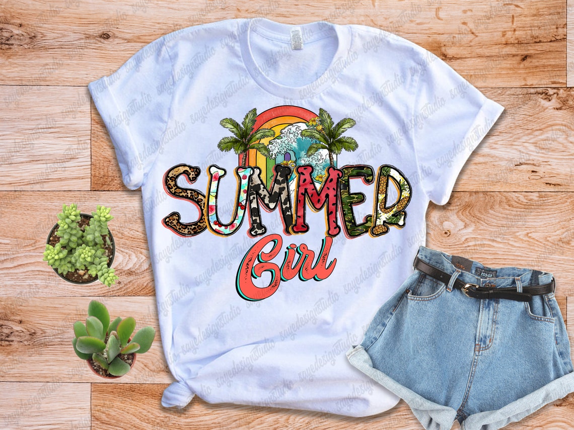 Summer Girl Png Girl Design Girl Png Beach Png Sublimation | Etsy
