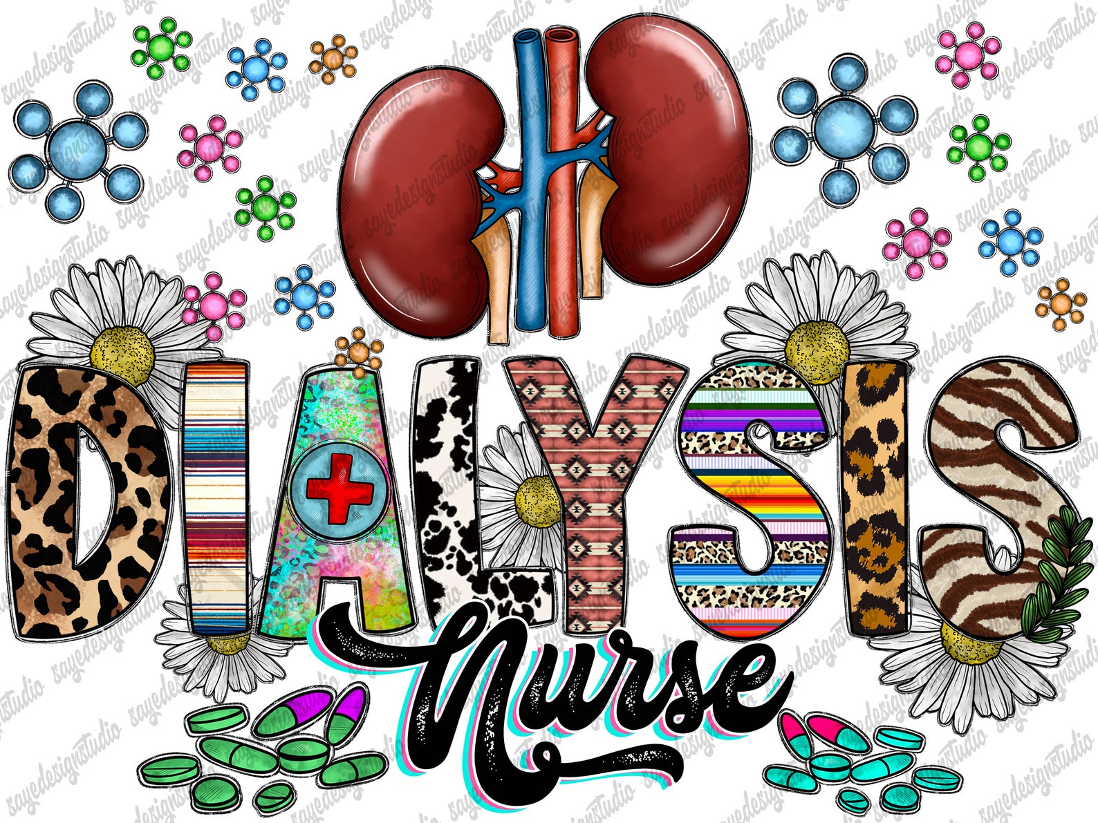 Dialysis Nurse Nurse Design Png Dialysis Png Western Nurse | Etsy