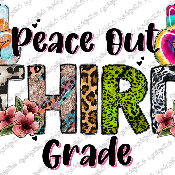 3rd Grade Sign - Etsy