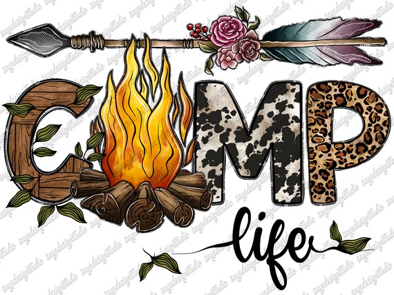 Camp Life Png Western Country Gypsy Camp Arrow Png Camp - Etsy